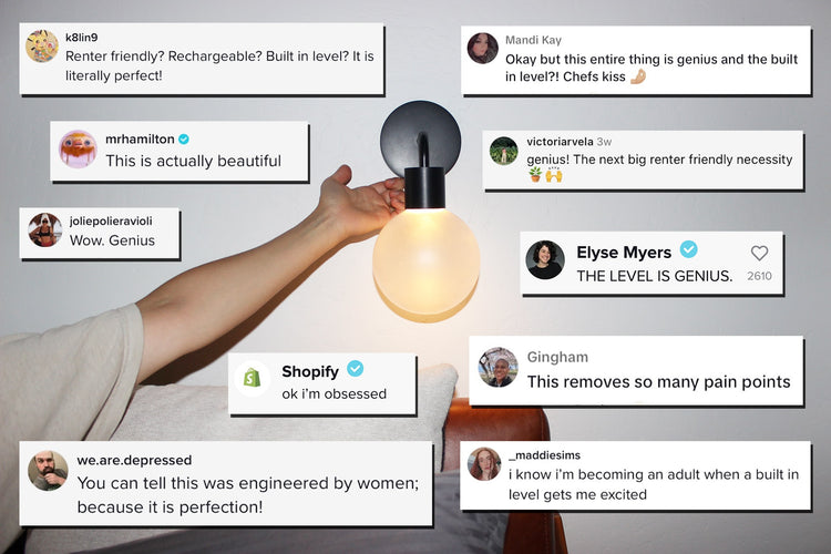 Matte Black Poplight As Seen on Shark Tank